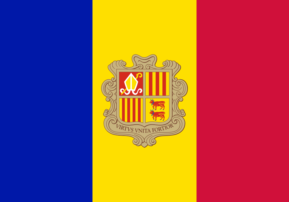 Andorra Outdoor Quality Flag
