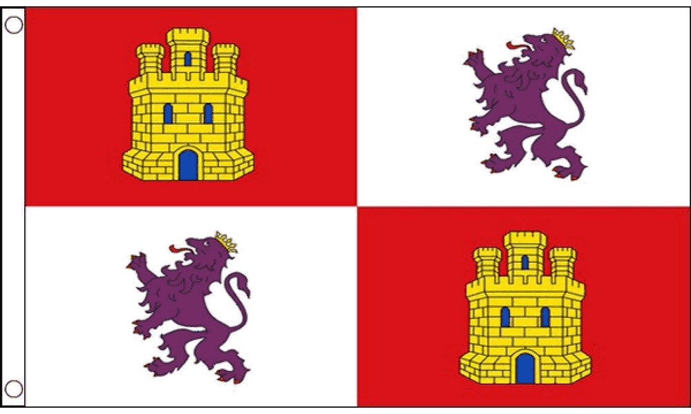 Castile and Leon Flag (Medium)