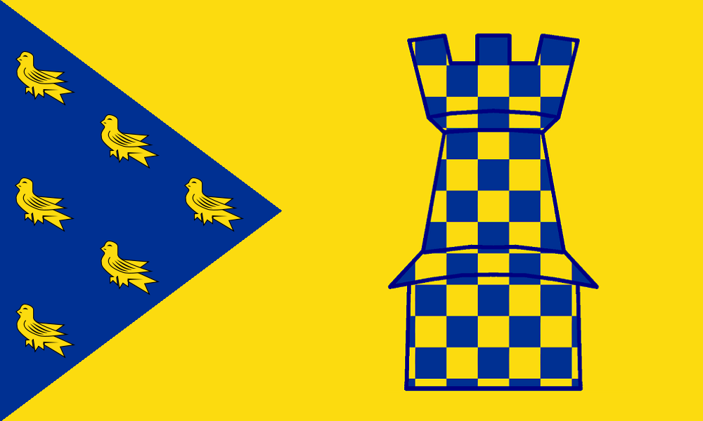 Lewes, Sussex Outdoor Quality Flag