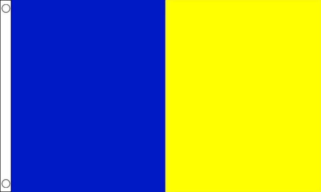 Blue and Gold Irish County Flag (Medium) - MrFlag