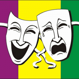 Comedy and Tragedy Flag (Medium) - MrFlag