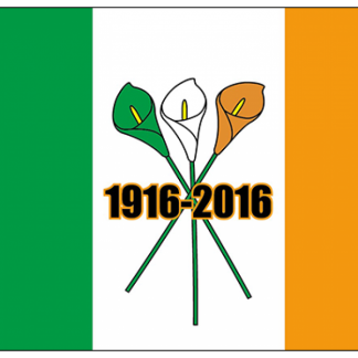 Easter Rising 1916-2016 (Lilies) Flag (Medium) | MrFlag