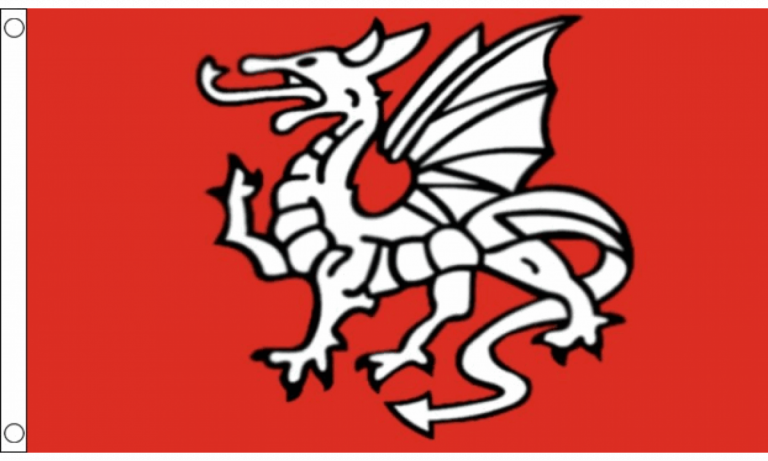 English Pendragon Anglo Saxon (A) Flag (Medium) - MrFlag