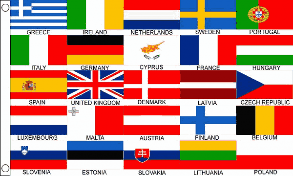 Euro 25 Nations Flag (Medium) - MrFlag