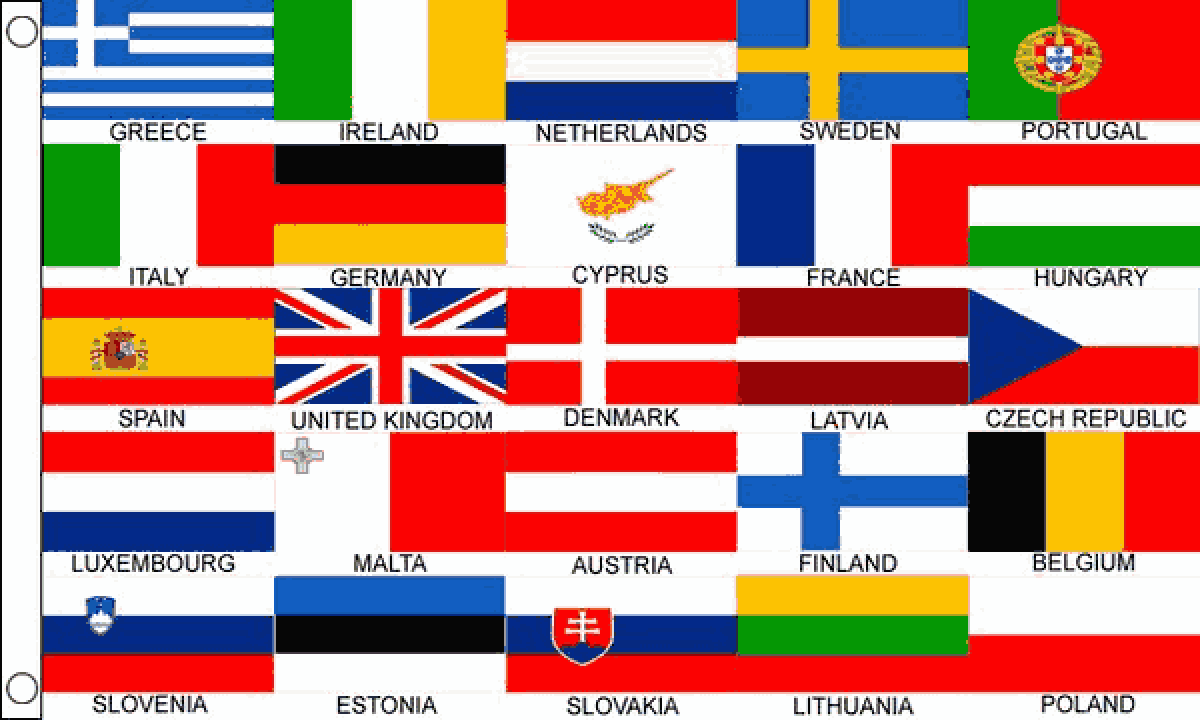 Euro 25 Nations Flag (Medium) - MrFlag