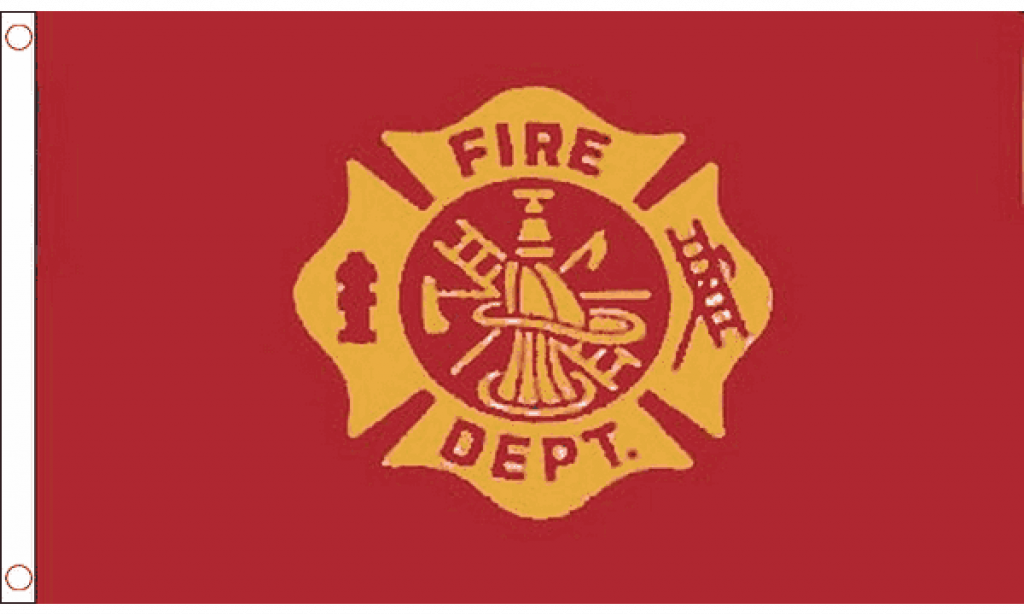 Fire Department Flag (Medium) - MrFlag