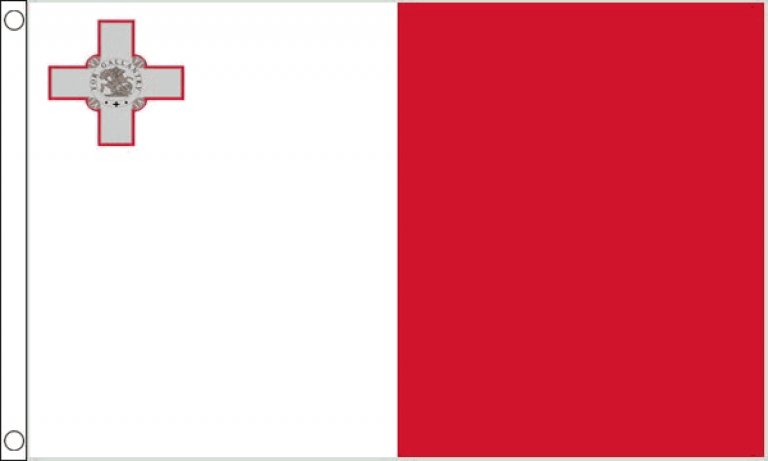 Malta Civil Ensign Outdoor Quality - MrFlag