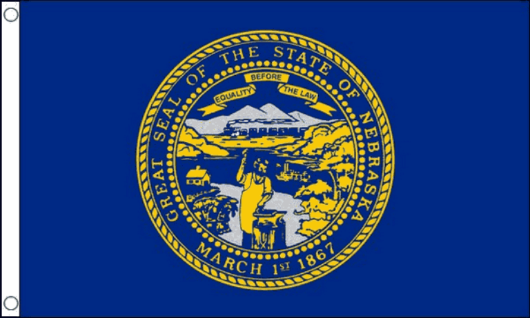 Nebraska Flag (Medium) - MrFlag