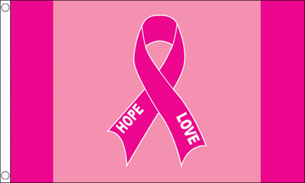 Pink Ribbon Flag (Medium) - MrFlag