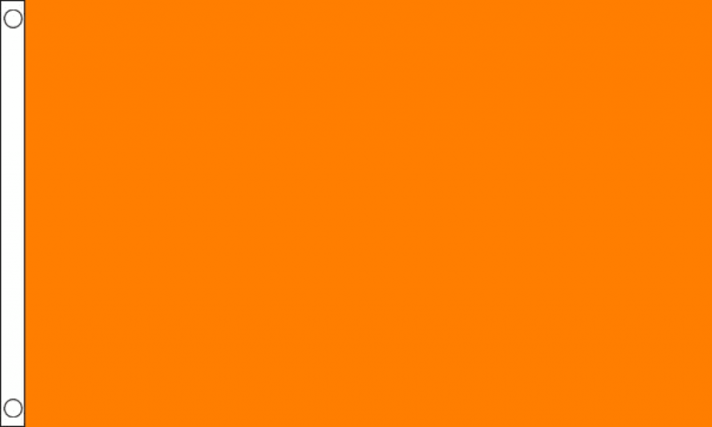Plain Orange Flag (Medium) - MrFlag