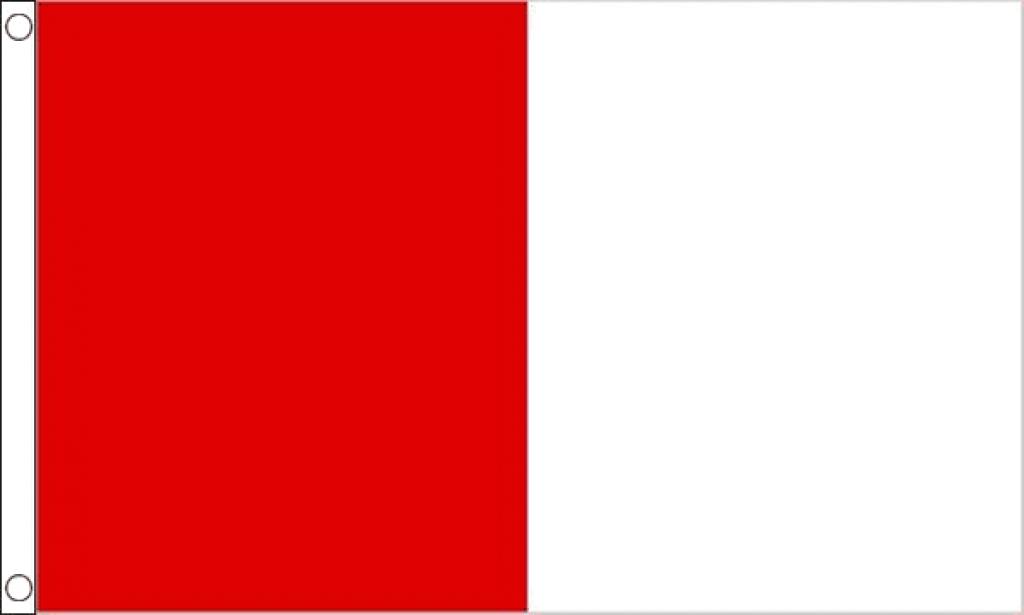 Red and White Irish County Flag (Medium) - MrFlag