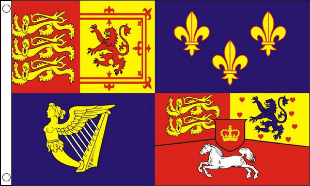Royal Banner 1714-1801 (House of Hanover) Flag (Medium) - MrFlag