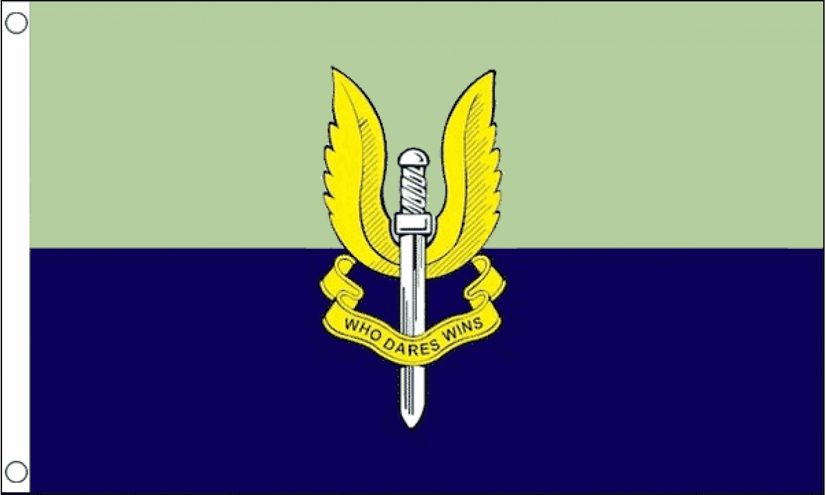 Special Air Service (SAS) Blue Flag (Medium) - MrFlag