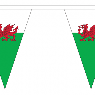 20m Wales Triangle Bunting (Large) | MrFlag