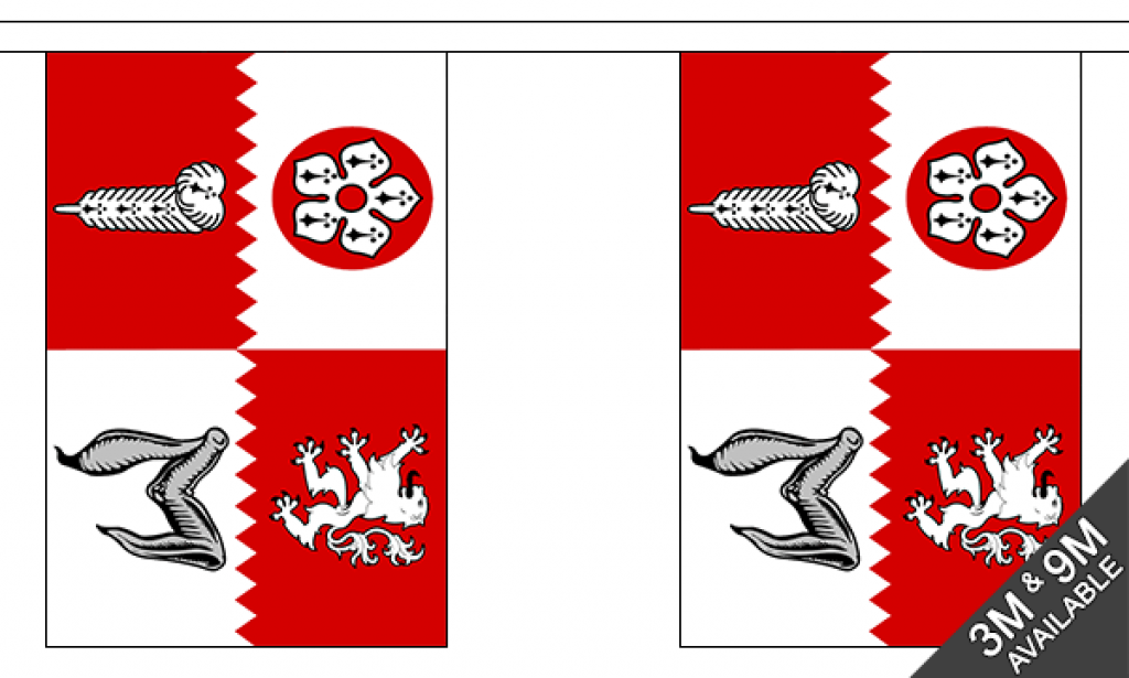 Leicestershire Fox Flag | Cinquefoil UK County Flag | MrFlag