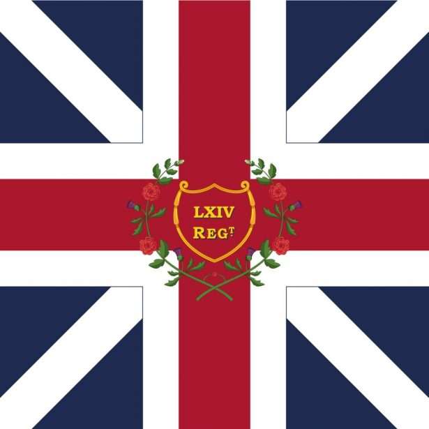 64th Regiment of Foot. King's Colour * - MrFlag