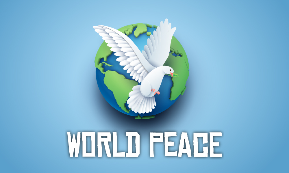 Buy World Peace Flag | UK Outdoor Quality | MrFlag