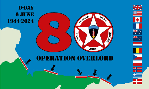 D-Day 80th Anniversary Outdoor Quality Flag - MrFlag